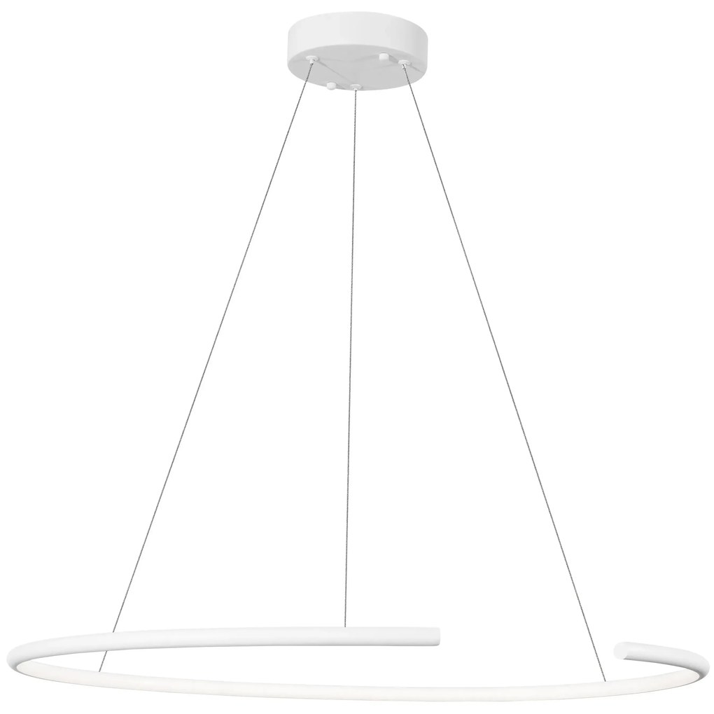 LED lustr Breda 70 bílé