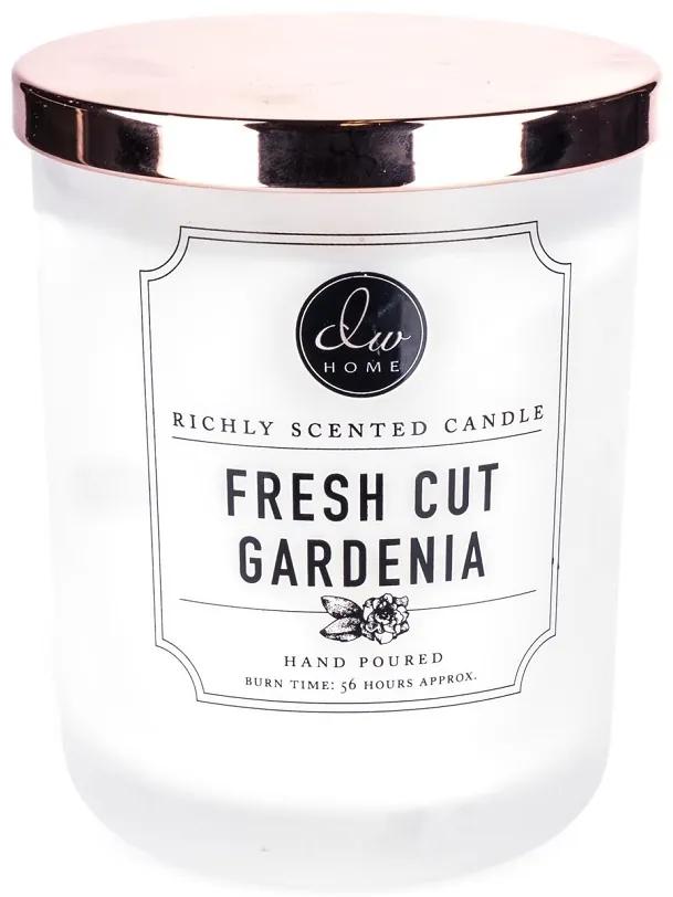 DW Home Vonná svíčka ve skle Svěží Gardénie - Fresh Cut Gardenia, 15oz