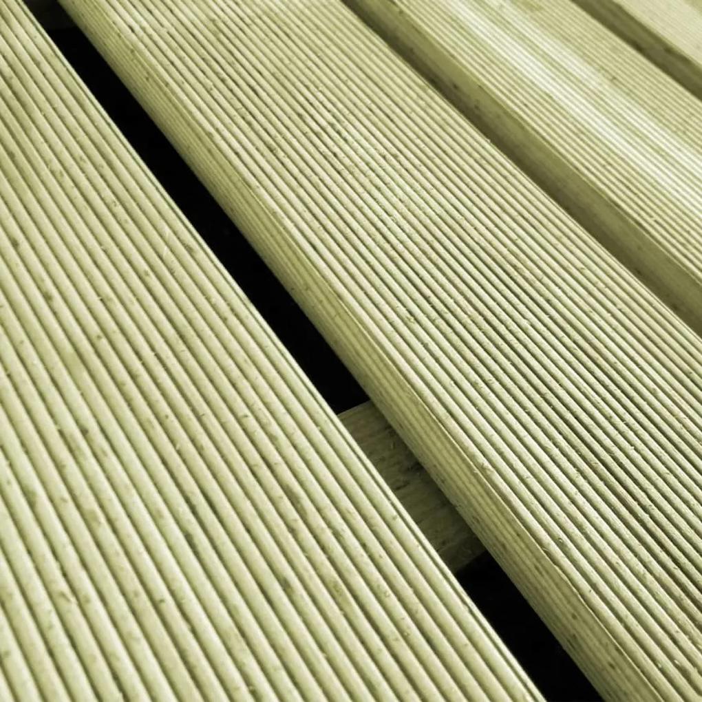 vidaXL 24 ks terasové dlaždice 50 x 50 cm dřevo [276432] Barva: Zelená