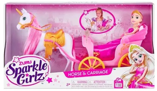 Sparkle Girlz Princezna s koněm a kočárem