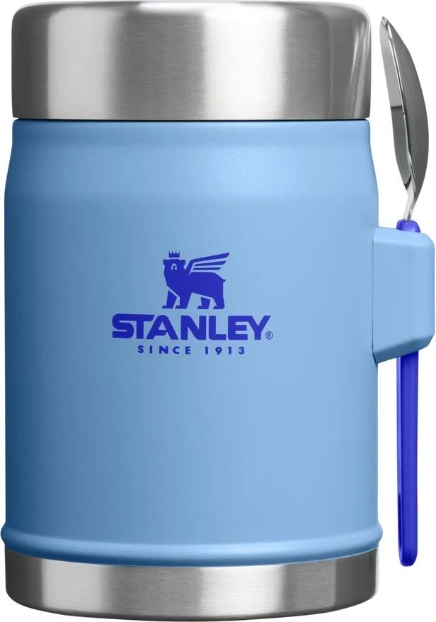 Modrá termoska na jídlo z nerezové oceli 400 ml Legendary Food Jar + Spork Blue Sky – Stanley