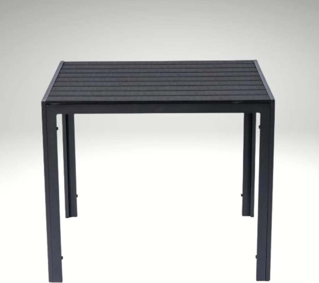 Vikio Zahradní jídelní stůl 90x90cm DT165 antracit