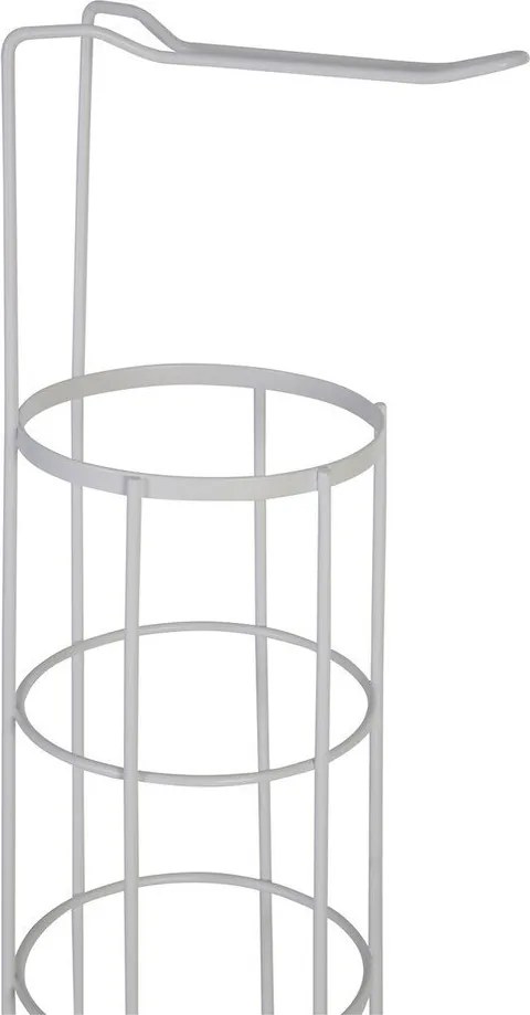 Bílý stojan na toaletní papír z nerezové oceli Linnea – Premier Housewares