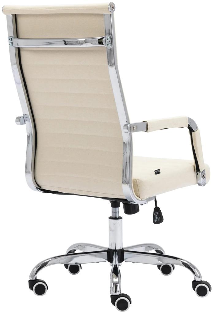 Kancelářská židle Skive - látkový potah | krémová