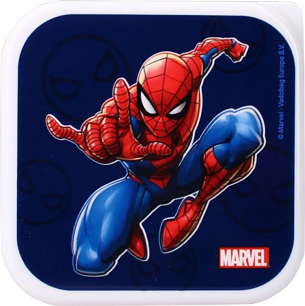 Svačinové boxy Spider-Man - sada 3 ks