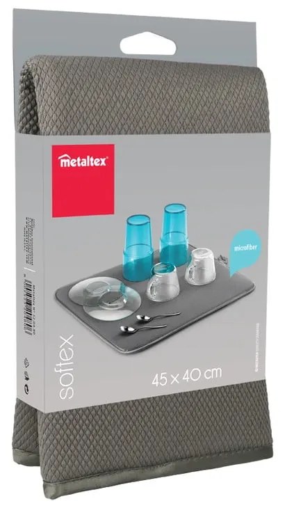 Sušící podložka na nádobí z mikrovlákna Metaltex, délka 45 cm