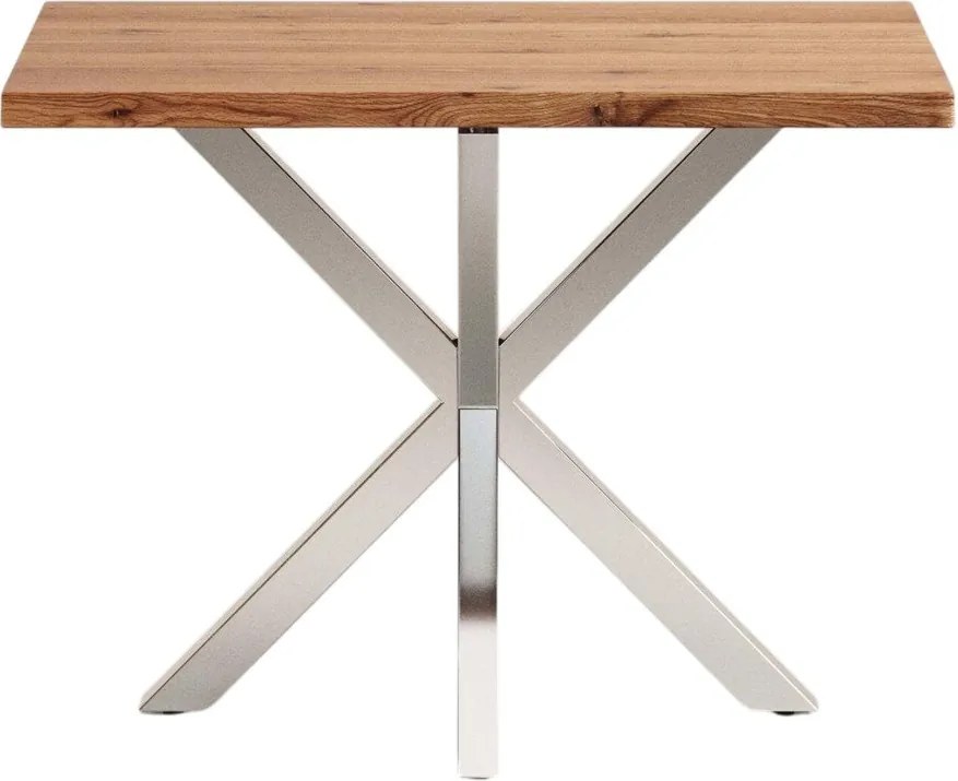 Jídelní stůl s deskou v dubovém dekoru 90x160 cm Argo – Kave Home