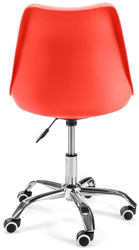 Otočná židle FD005 červená