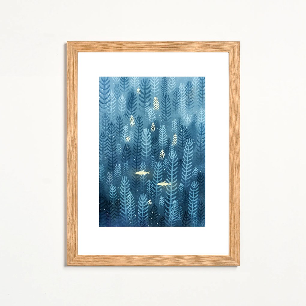 Linh Dao | Ryby Rám: Bez rámu, Velikost: 40 x 30 cm