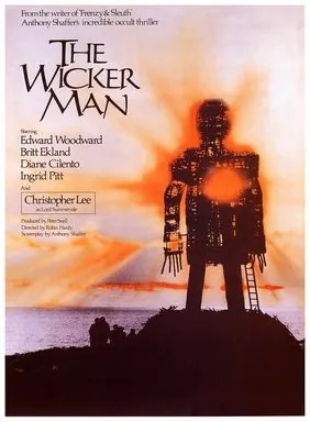 Plakát Wicker Man, Christopher Lee, 30x40cm