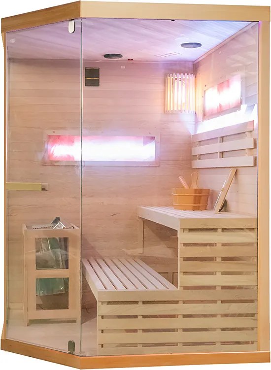 BPS-koupelny Finská sauna Relax 150x150, 4-5 osob