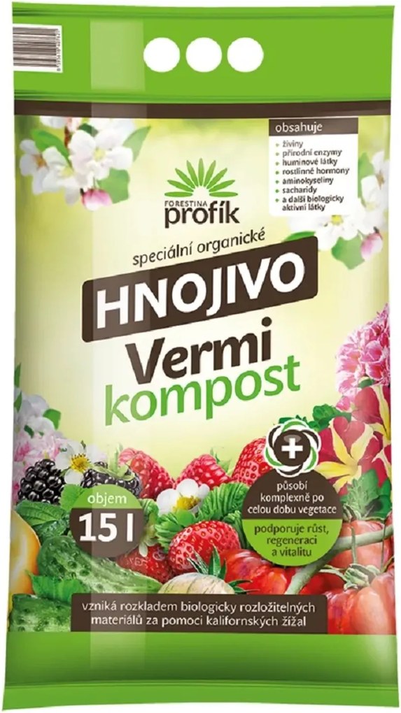 Forestina Profík Vermikompost hnojivo 15 l