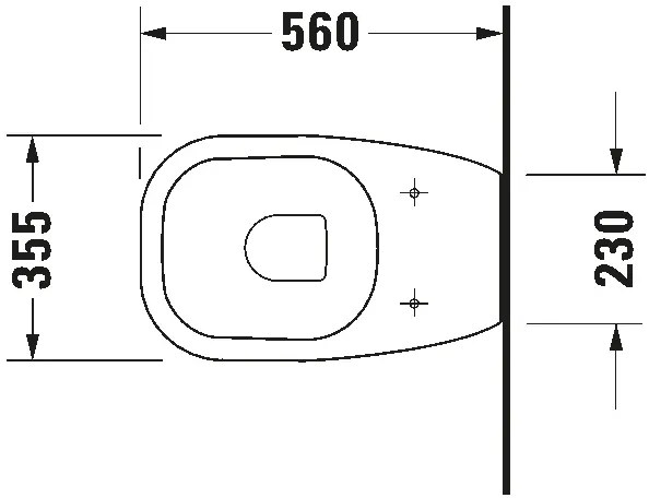 Duravit 21150900002 - Stojící WC D-CODE keramika/lesklá bílá