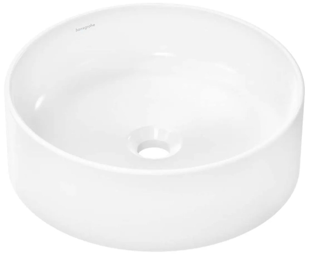 Hansgrohe Xuniva S - Umývátko na desku, průměr 40 cm, bez přepadu, SmartClean, bílá 61071450