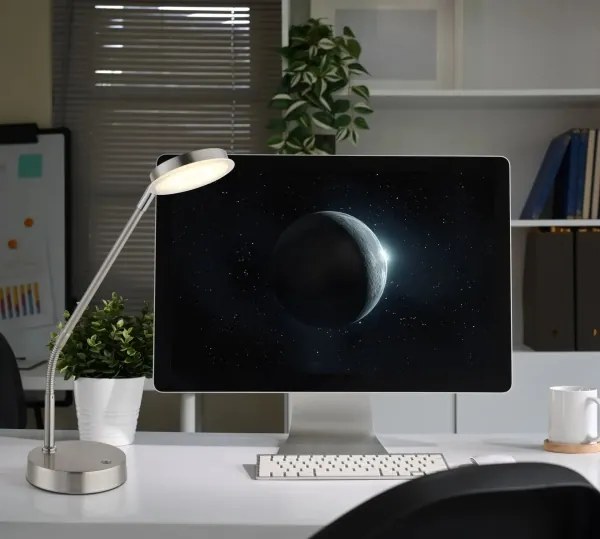Globo 58504TN - LED Stm dotyk stolní lampa SILVIO LED/6,5W/230V matný chrom