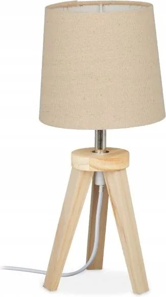 Stolní lampa trojnožka béžová relaxdays