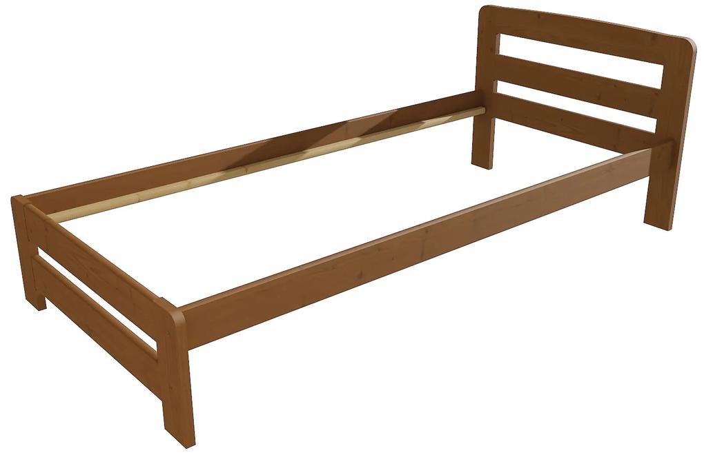 Vomaks Jednolůžková postel VMK008B Rozměr: 100 x 200 cm, Barva: surové dřevo