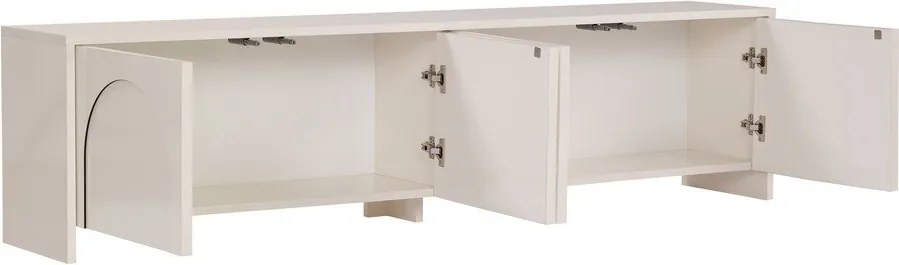 Krémový TV stolek 180x45x32 cm Aurelia – Kalune Design