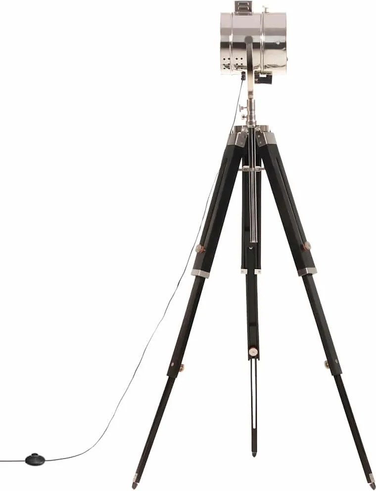 Stojací lampa na stativu masivní mangovníkové dřevo 165 cm 286111