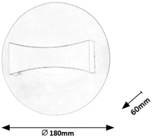Rabalux 1437 - LED Nástěnné svítidlo NEVILLE LED/6W/230V bílá kulaté