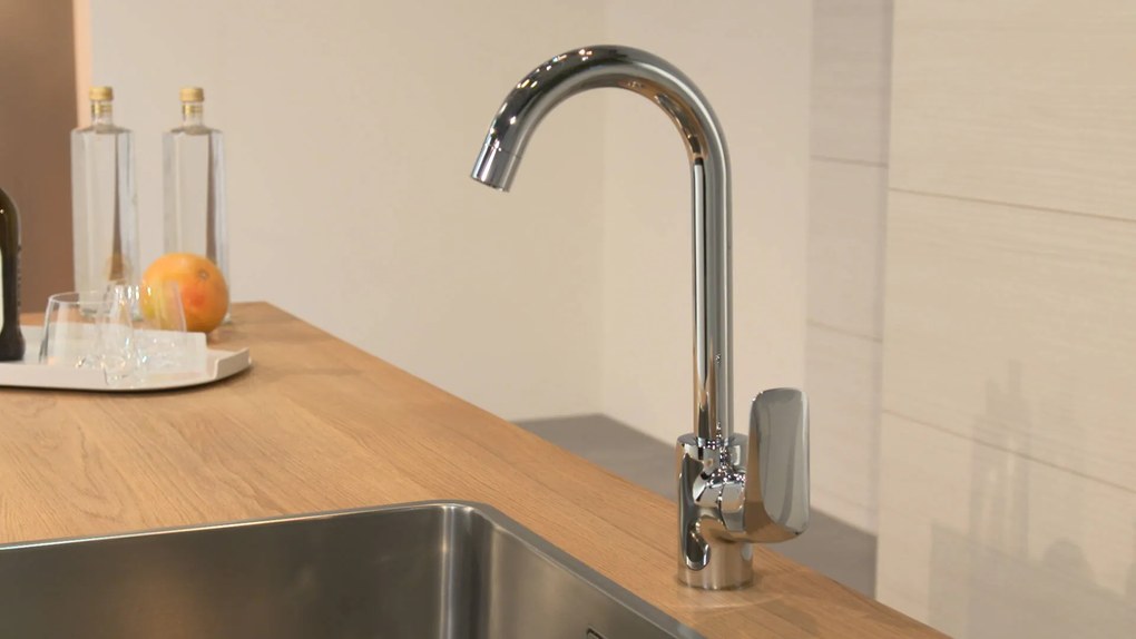 Hansgrohe Logis, páková dřezová baterie 260, chromová, 71835000