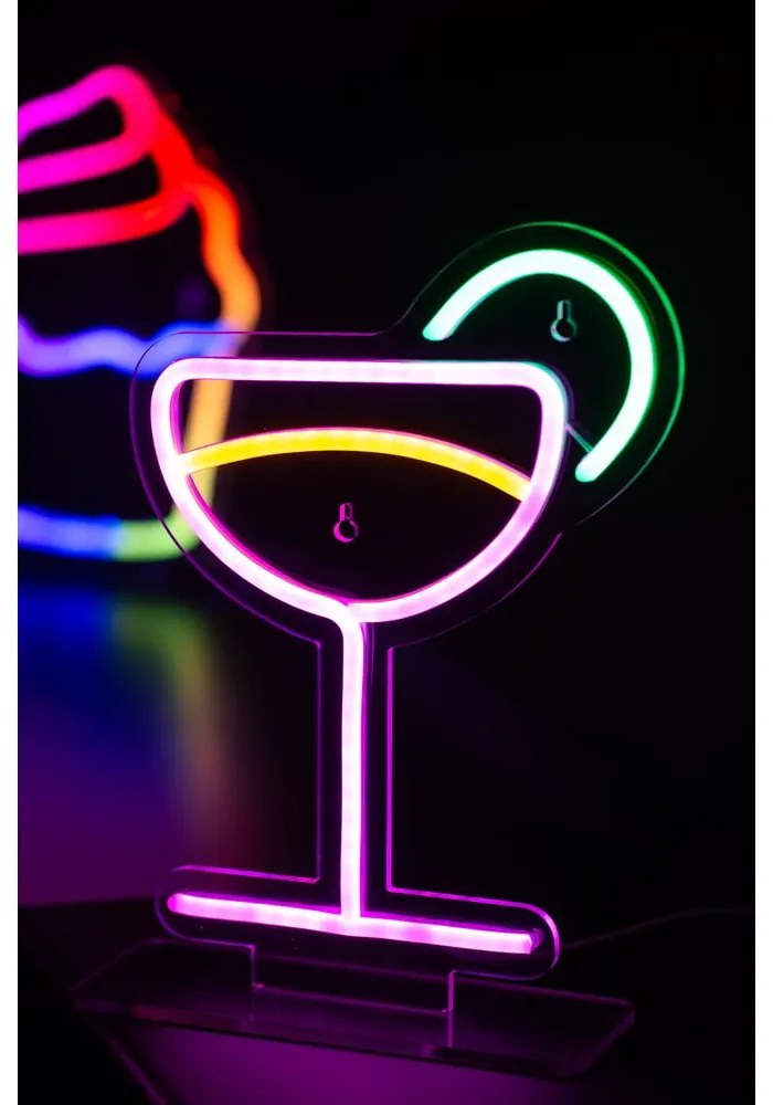 LED neonová světelná dekorace 5 W Cocktail – Leitmotiv