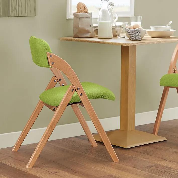 Sobuy SoBuy FST92-GR Skládací židle Kuchyňská židle Zelená 47x77x60cm