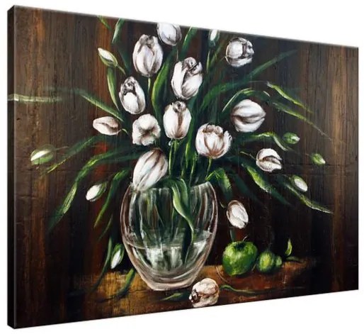 Ručně malovaný obraz Malované tulipány 100x70cm RM2367A_1Z