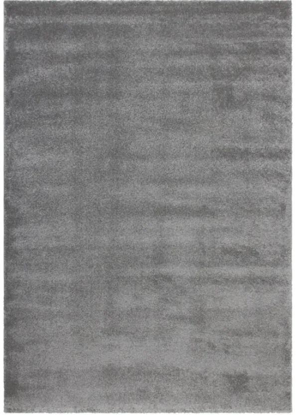 LALEE Kusový koberec SOFTTOUCH 700/silver BARVA: Stříbrná, ROZMĚR: 80x150  cm