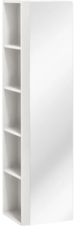 MAXIVA Vysoká závěsná skříňka - TWIST 802 white, bílá/lesklá bílá