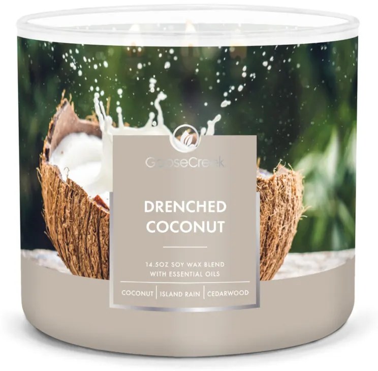 Goose Creek svíčka aromatická DRENCHED COCONUT  410 g