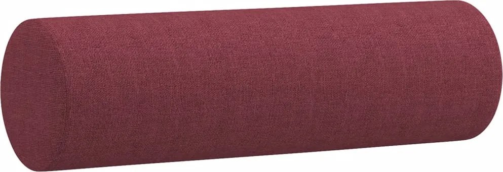 2místná pohovka s polštáři vínová 120 cm textil 3200819