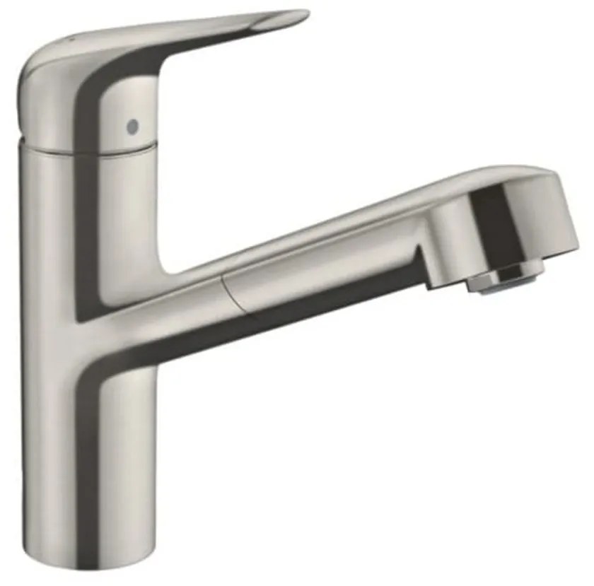 Dřezová baterie Hansgrohe Focus M42 s vytahovací sprškou nerez 71814800