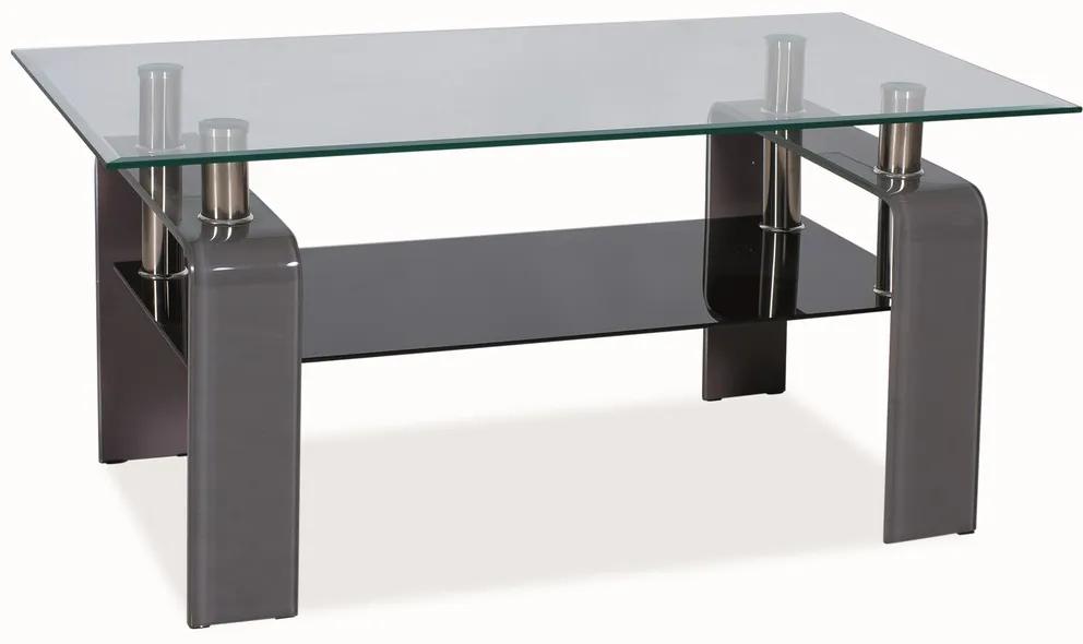 Casarredo Konferenční stolek STELLA - šedý