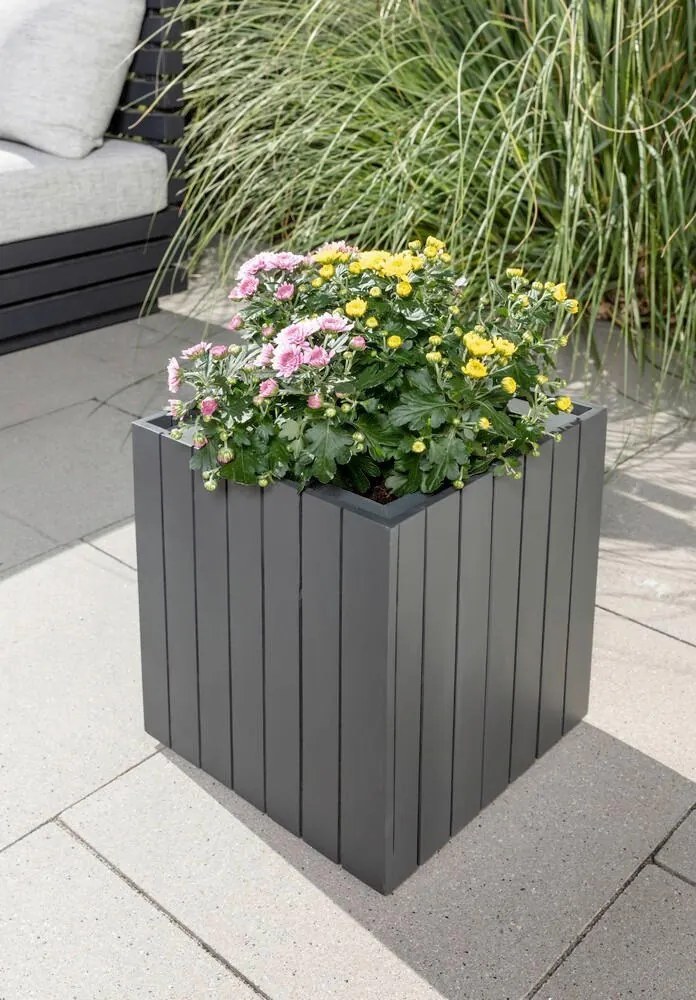 XXXLutz TRUHLÍK NA KVĚTINY dřevo, 30/30/35 cm Prestige Home - Květináče a obaly na květináče - 005379009101