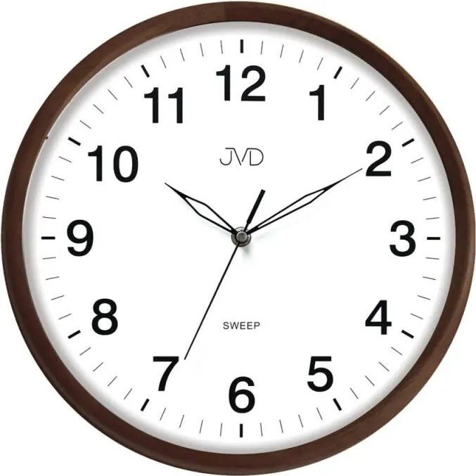 JVD Nástěnné netikající tiché hodiny JVD NS24021.2