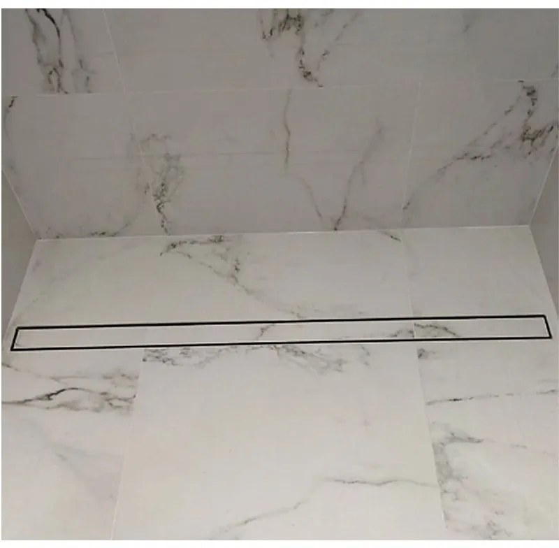 BPS-koupelny Lineární sprchový odtokový žlab 2v1 DL01 FIX HYD-2651 50 cm, satén