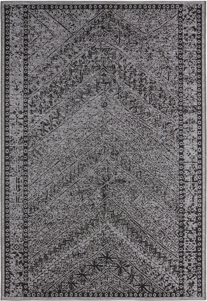 Bougari - Hanse Home koberce Kusový koberec Jaffa 104053 Grey/Black Rozměr: 70x140