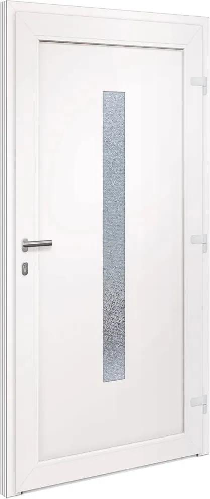vidaXL Vchodové dveře 98 x 200 cm PVC [3157080] Barva: antracitová
