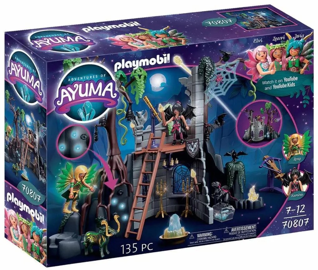 Stavebnice playmobil 70807 zřícenina bat fairies