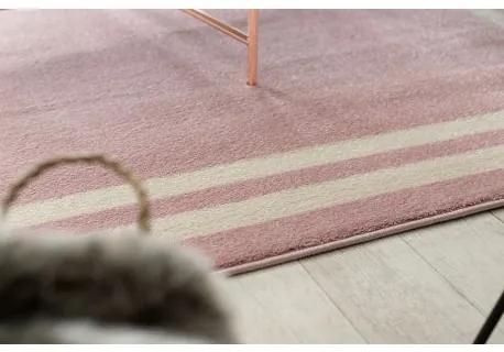 koberec HAMPTON rám růžový velikost 120x170 cm | krásné koberce cz