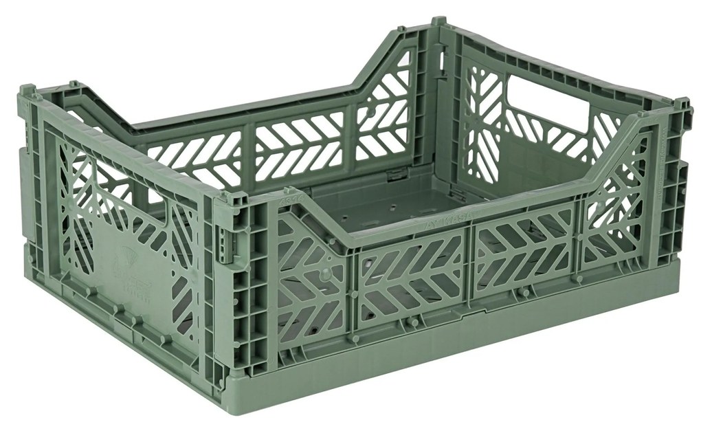 Úložný box AY-KASA Midi Almond Green