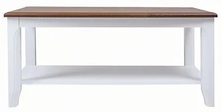 KALIO konferenční stolek LAW/110, akát zlatý/bílá