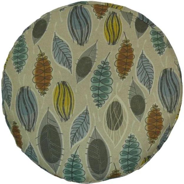 S radostí - vlastní výroba Meditační polštář Padající listí Velikost: ∅30 x v12 cm