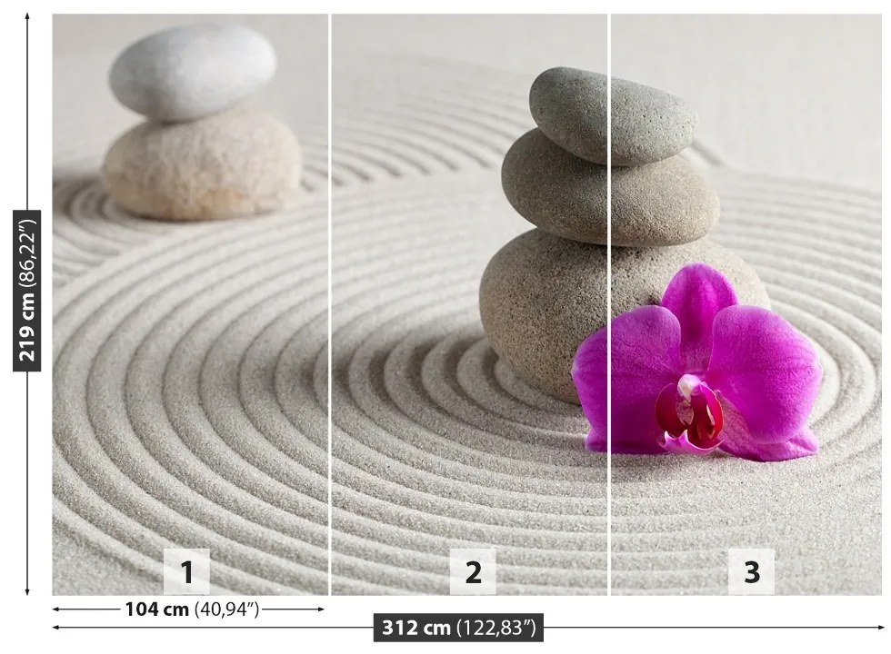 Fototapeta Zen stones 104x70