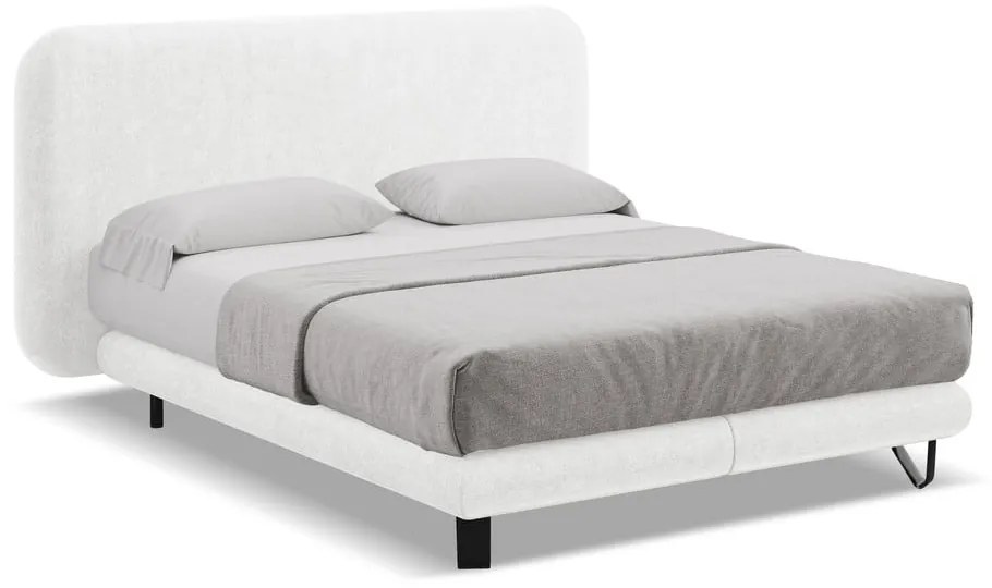 Bílá boxspring postel 140x200 cm Ilima – Makamii