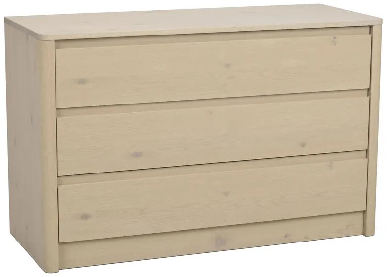 ROWICO Dřevěná komoda MELSTONE 110x45 cm světlá