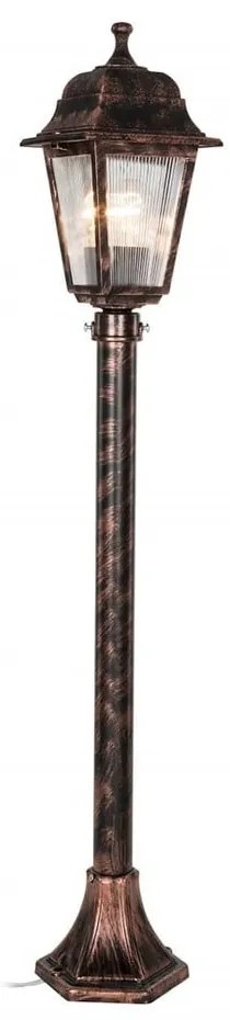 Venkovní svítidlo bronzové barvy Lamp výška 97 cm