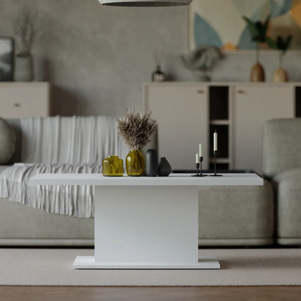 FALCO Konferenční stolek Denis bílá