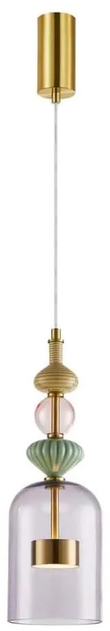 Milagro LED Lustr na lanku ARTE LED/12W/230V pr. 13 cm mosaz ML0359